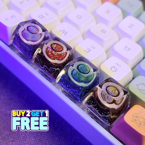 Galaxy keycap , Nút bàn phím cơ hành tinh trong dải ngân hà , keycap ...