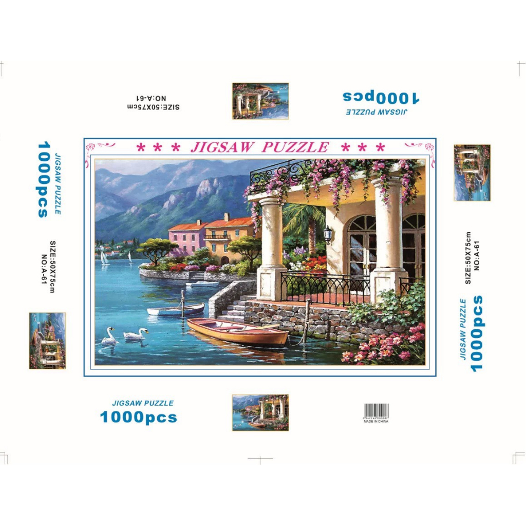 Bộ Tranh Ghép Xếp Hình 1000 Pcs Jigsaw Puzzle (Tranh ghép 70*50cm) Bản ...