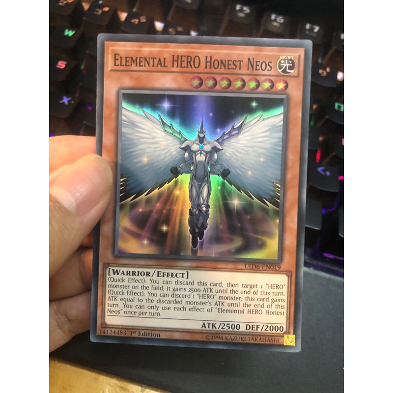 Thẻ bài Yugioh Elemental Hero Honest Neos - Super | Shopee Việt Nam