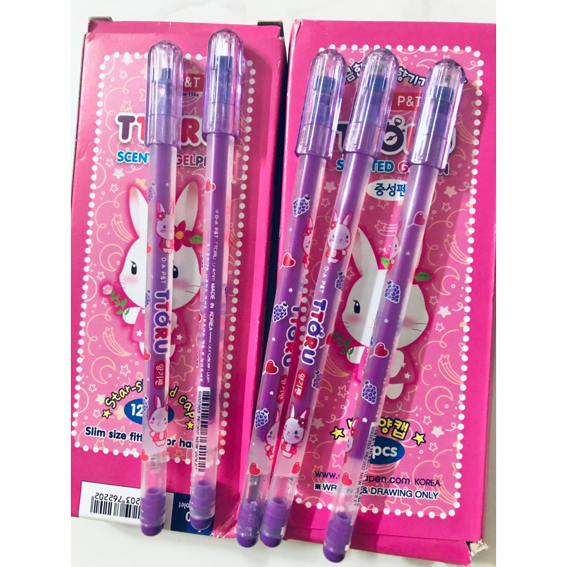 Bút gel Ttoru thỏ hương nho màu tím | Shopee Việt Nam