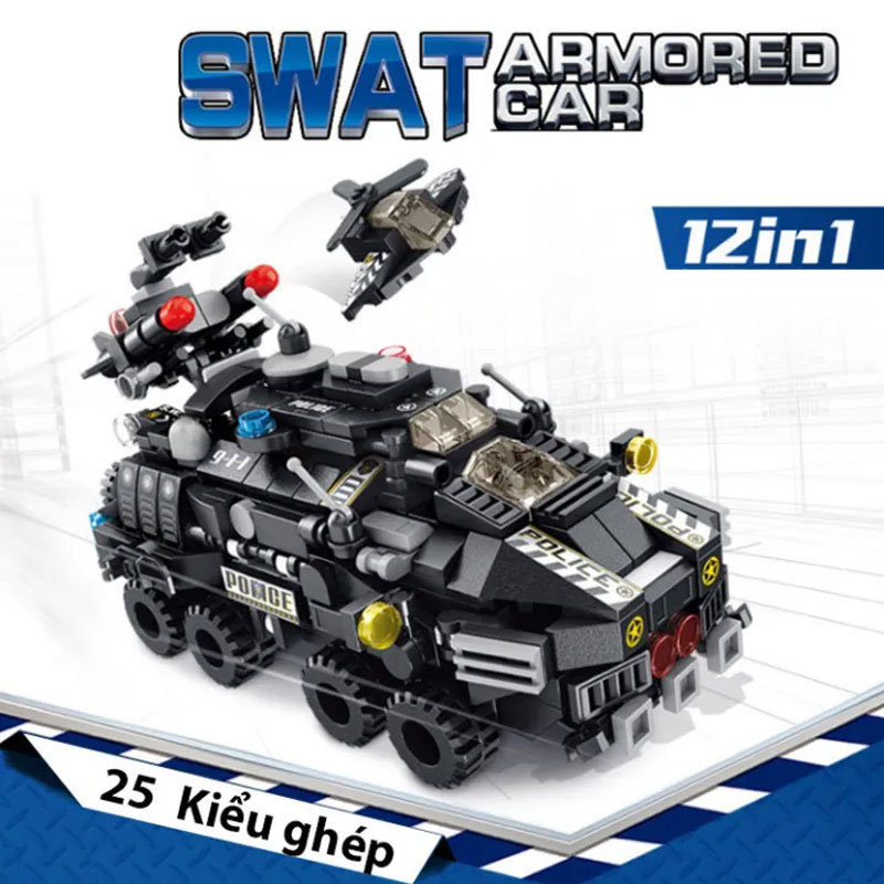 Đồ chơi mô hình lắp ráp trẻ em - Robot biến hình - Siêu xe Thiết Gíap ...