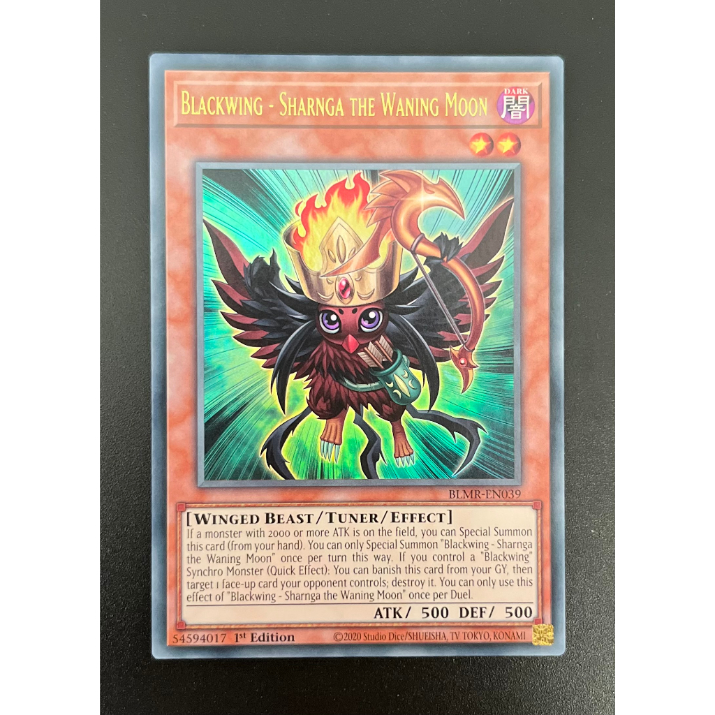 YMS - [Thẻ bài Yugioh]-[TCG-UK] - BLMR-EN039 - Blackwing - Sharnga the ...