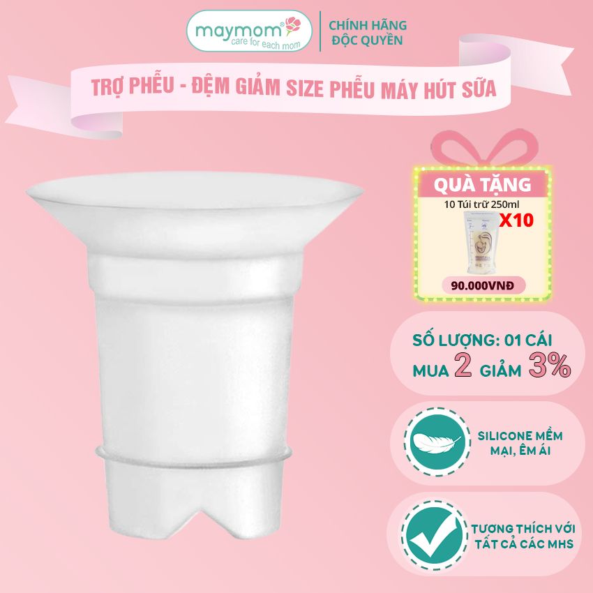 Trợ Phễu Maymom Size 13-15-17-19-21mm, Đệm Giảm Hạ Size Phễu Hút Sữa ...