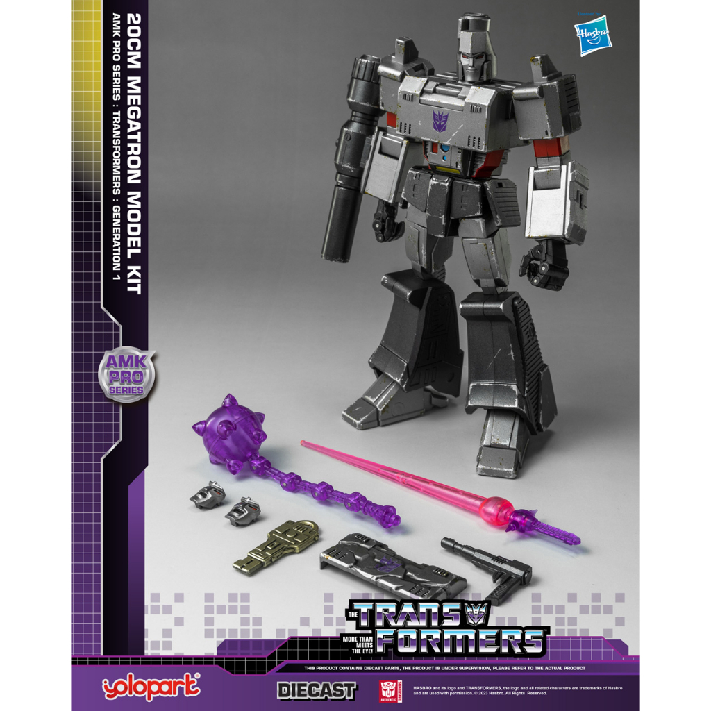 Mô hình TRANSFORMER Generation 1 AMK PRO Series 20cm Megatron Model Kit ...