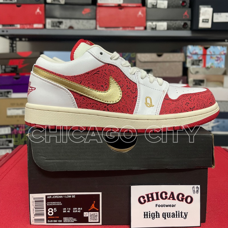 Giày nam Air Jordan 1 Low Spades JQK [ Best quality ] | Shopee Việt Nam