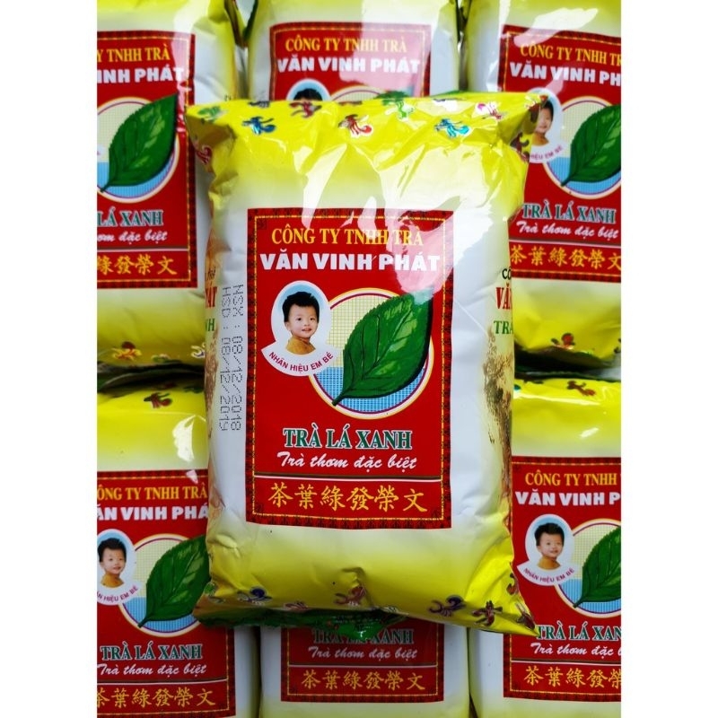 Trà Lá Xanh Hiệu Em Bé ( Gói 70g / Lốc 5 gói 70g ) | Shopee Việt Nam