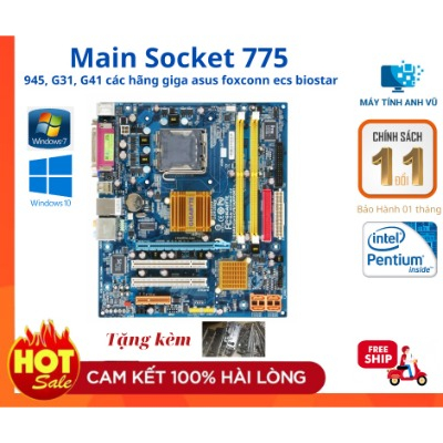 Main Socket 775 các loại 945, G31, G41 G43 | Shopee Việt Nam