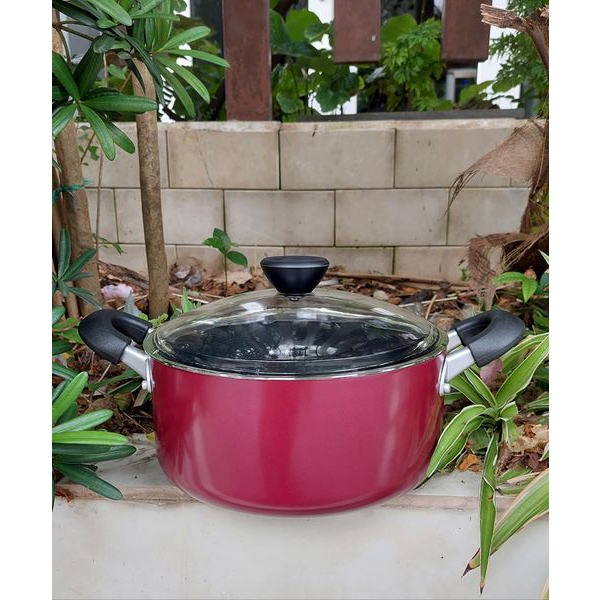 Nồi Chống Dính Lock&Lock Ecook 24cm đáy từ vung kính | Shopee Việt Nam