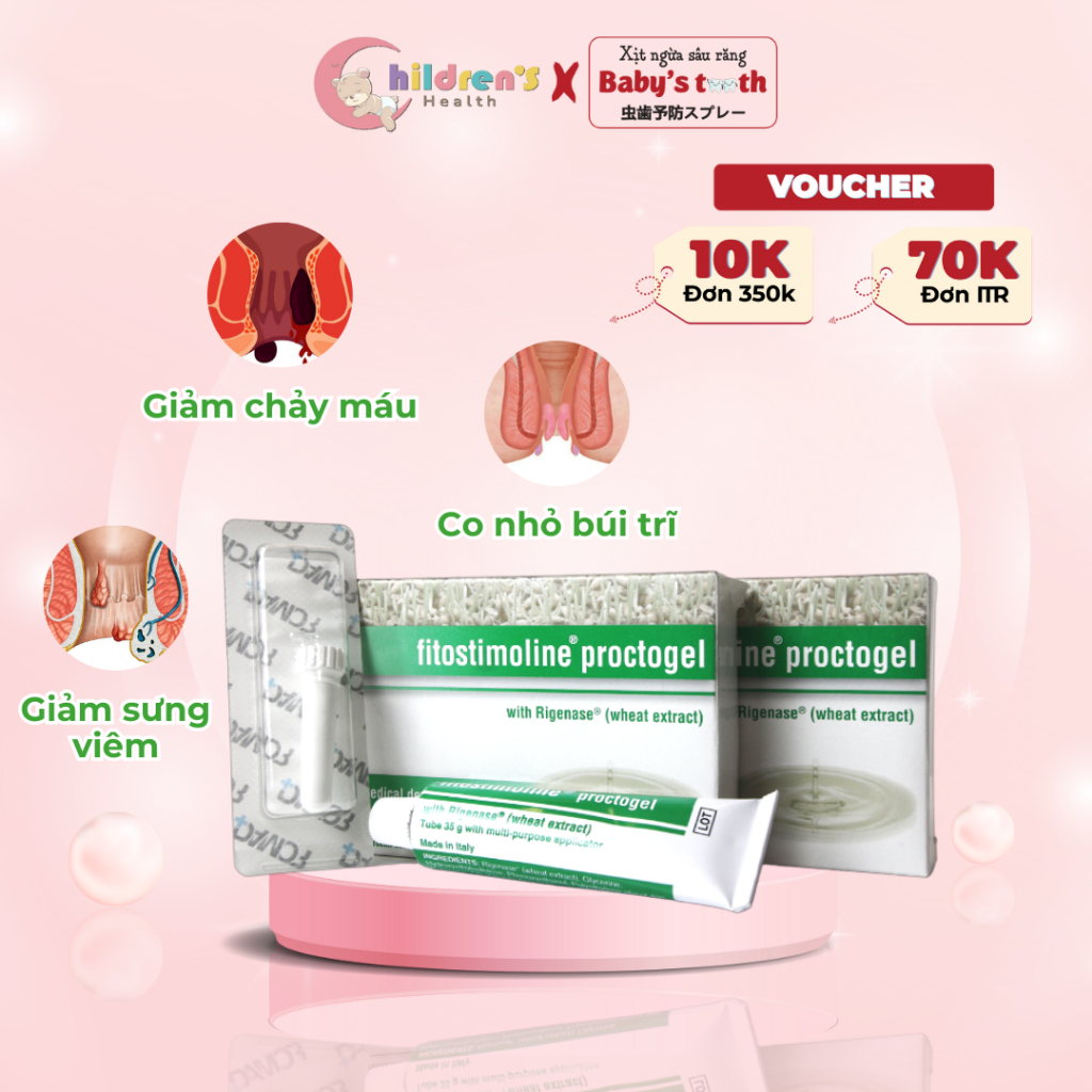 Gel bôi trĩ Fitostimoline Protogel tuýp 35mg | Shopee Việt Nam