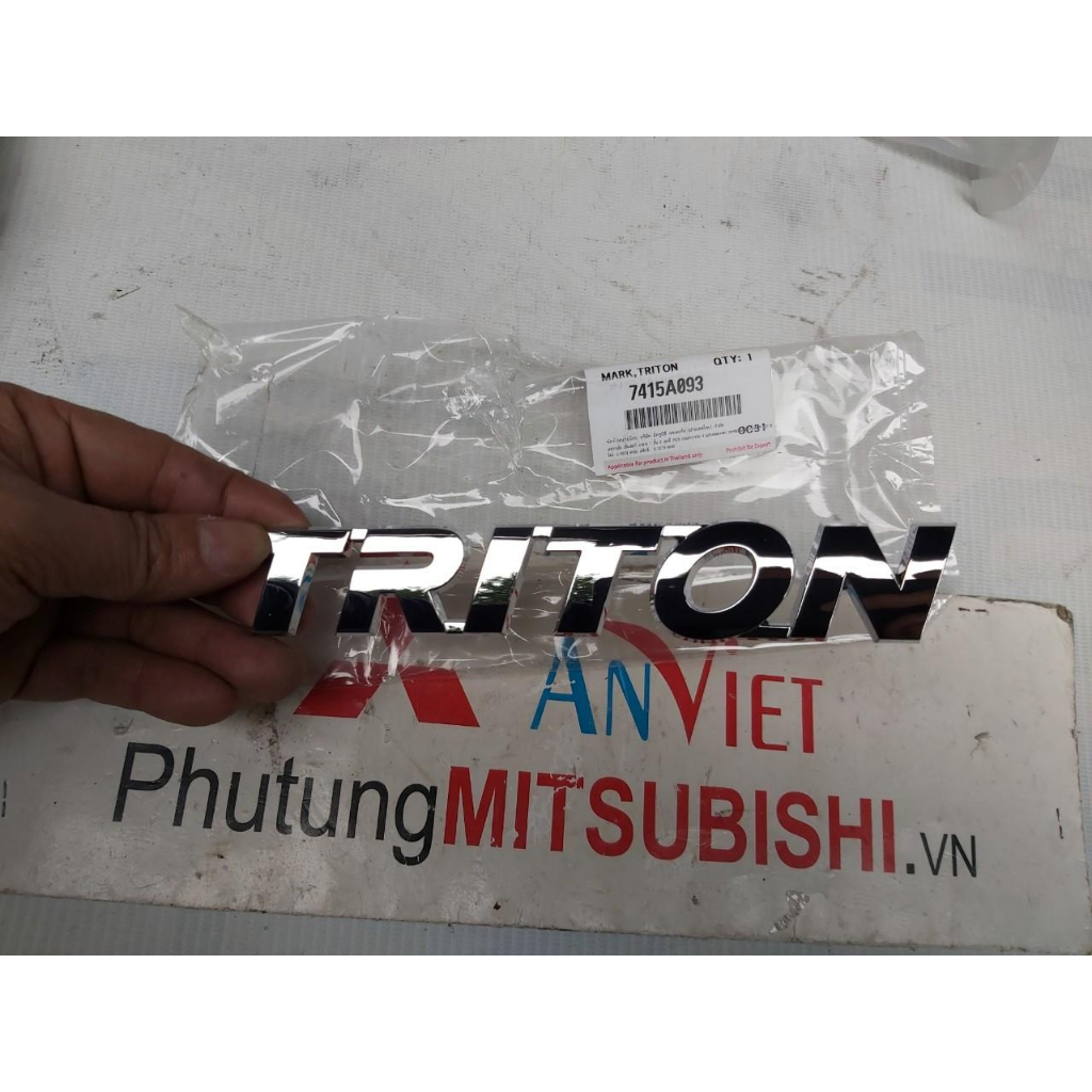 Chữ Triton (Nhật Bản - Đỏ) | 7415A093 | Shopee Việt Nam