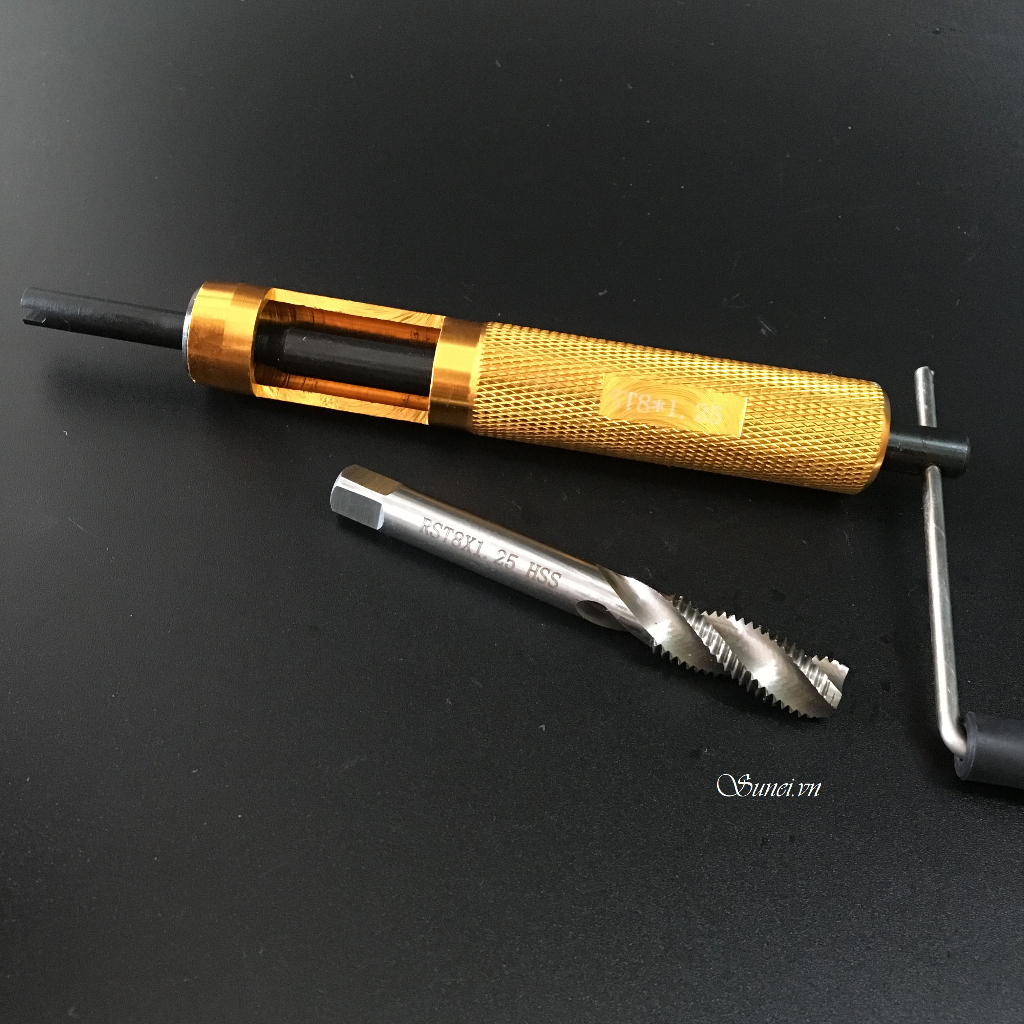 Bộ dụng cụ cấy ren helicoil M2, M2.5, M3, M4, M5, M6, M8, M10 (Bộ gồm TOOL và TAP) | Shopee Việt Nam