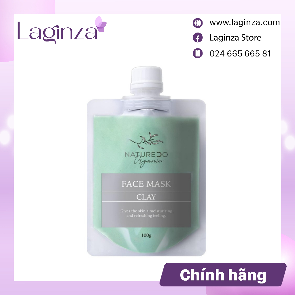 Mặt nạ đất sét hữu cơ NATURECO Organic Clay Pack, 100g | Shopee Việt Nam