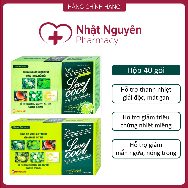 LIVE COOL - Bột sủi thanh nhiệt hương chanh hỗ trợ thanh nhiệt | Shopee ...