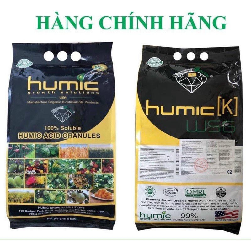PHÂN BÓN HUMIC USA NHẬP KHẨU MỸ-HUMIC GROWTH SOLUTIONS DẠNG VẢY 1KG ...