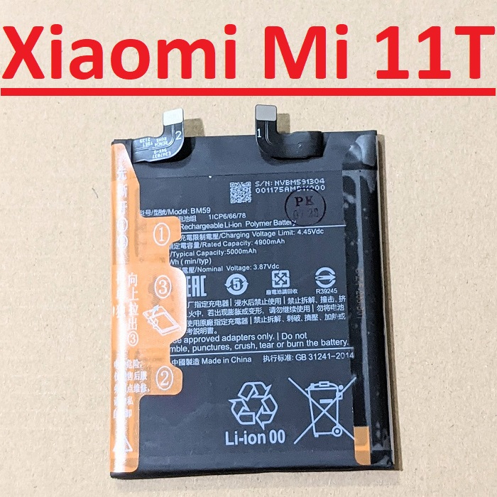 Pin Xiaomi Mi 11T Mã BM59 Dung Lượng 5000mAh Zin New | Shopee Việt Nam