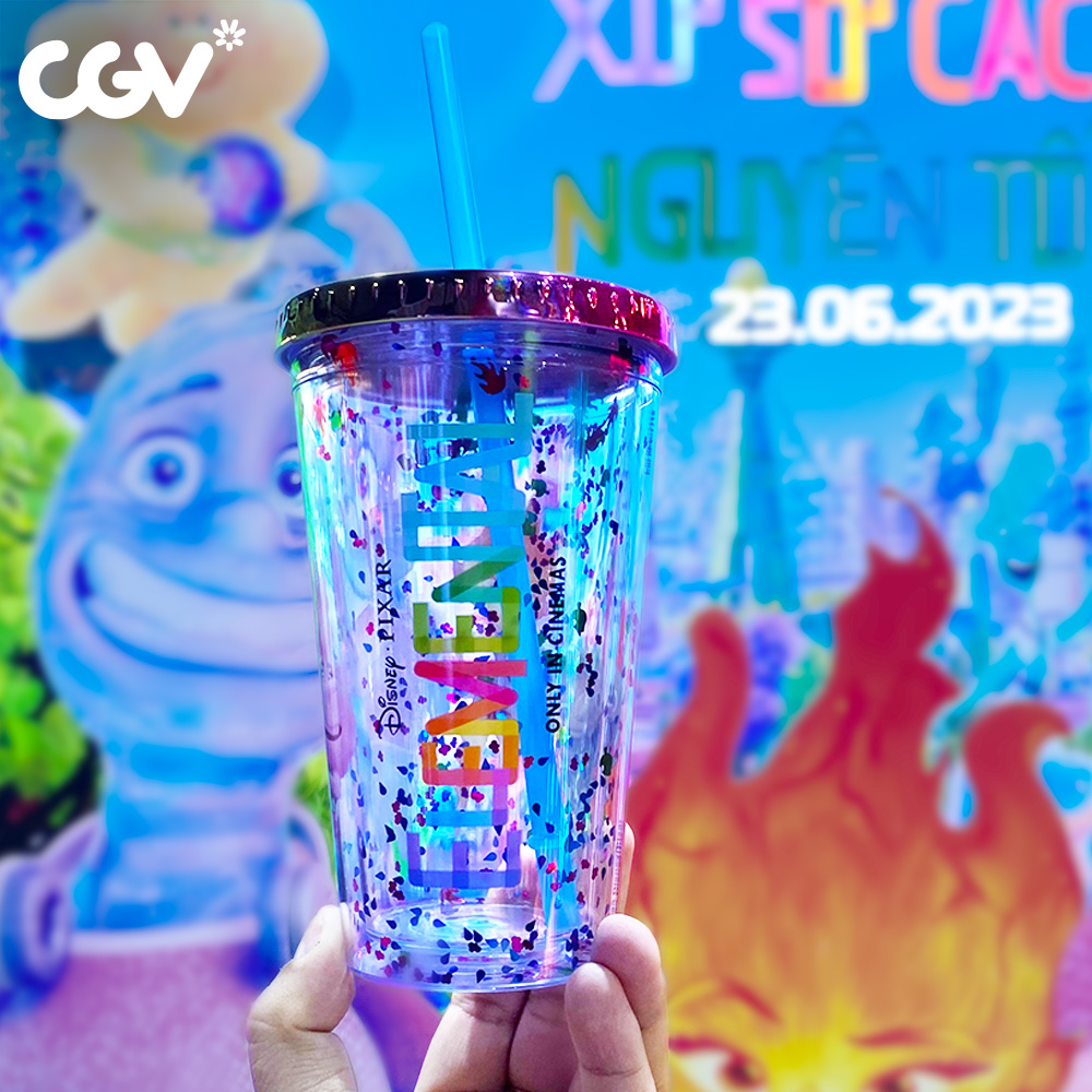 Ly nước CGV Cinemas Vietnam Elemental dung tích 473ml | Shopee Việt Nam