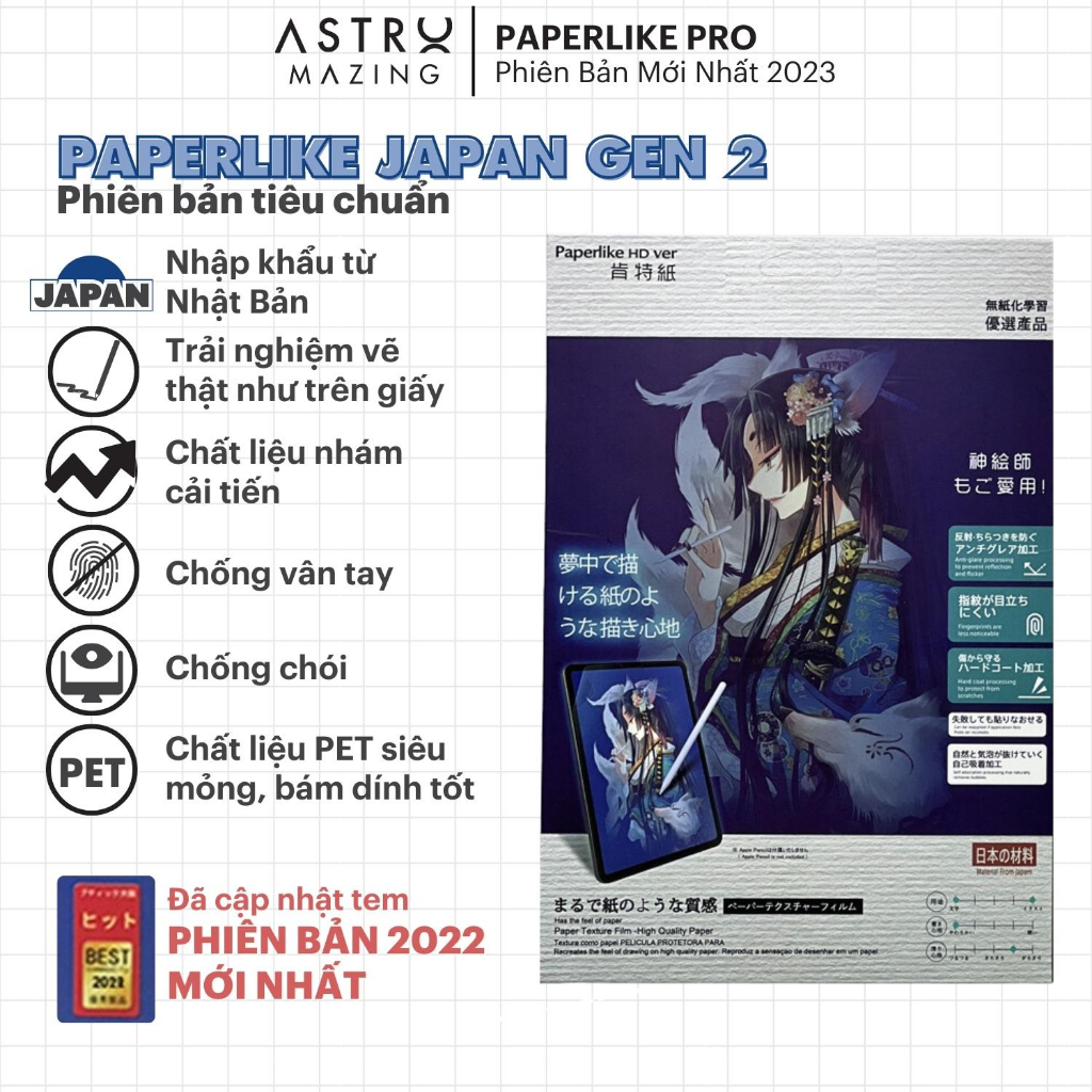 [Paperlike Pro] Dán màn hình iPad Paperlike Pro 2023 AstroMazing - Viết ...