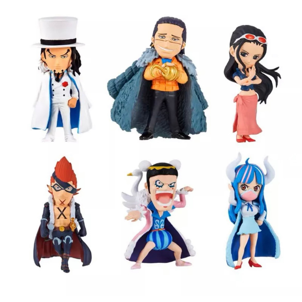 Mô Hình One Piece chibi nhân vật Mr.2 Robin Lucci Crocodie Ulti Drake ...