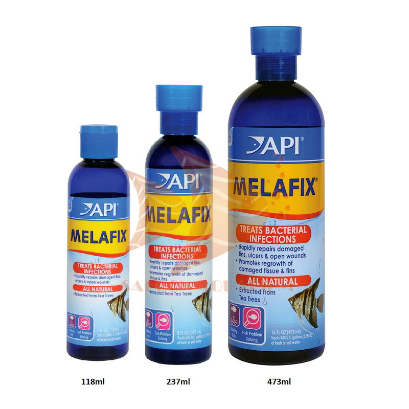 API MELAFIX 118ML | 237ML | 473ML - THUỐC TRỊ NẤM, SÁT KHUẨN CHO CÁ ...