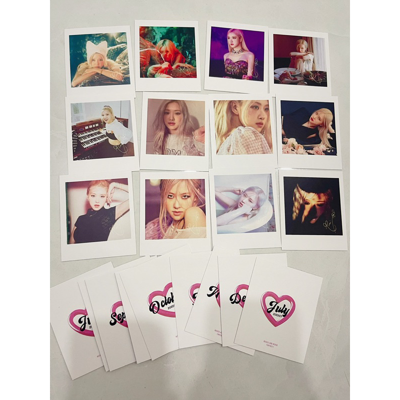 những goods của Rosé Blackpink từ fansite Rosé bar sản xuất | Shopee ...