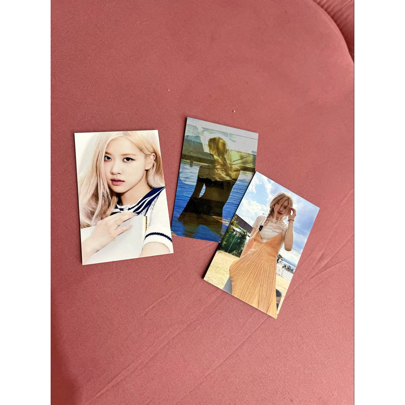 những goods của Rosé Blackpink từ fansite Rosé bar sản xuất | Shopee ...