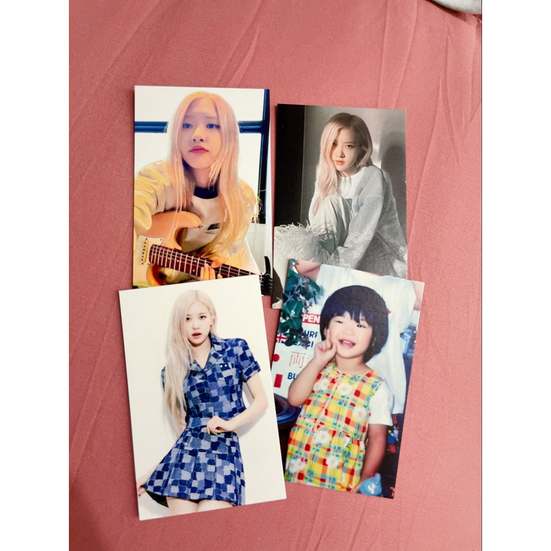 những goods của Rosé Blackpink từ fansite Rosé bar sản xuất | Shopee ...