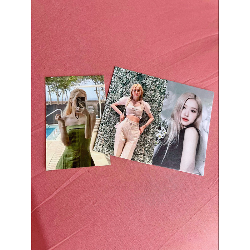 những goods của Rosé Blackpink từ fansite Rosé bar sản xuất | Shopee ...