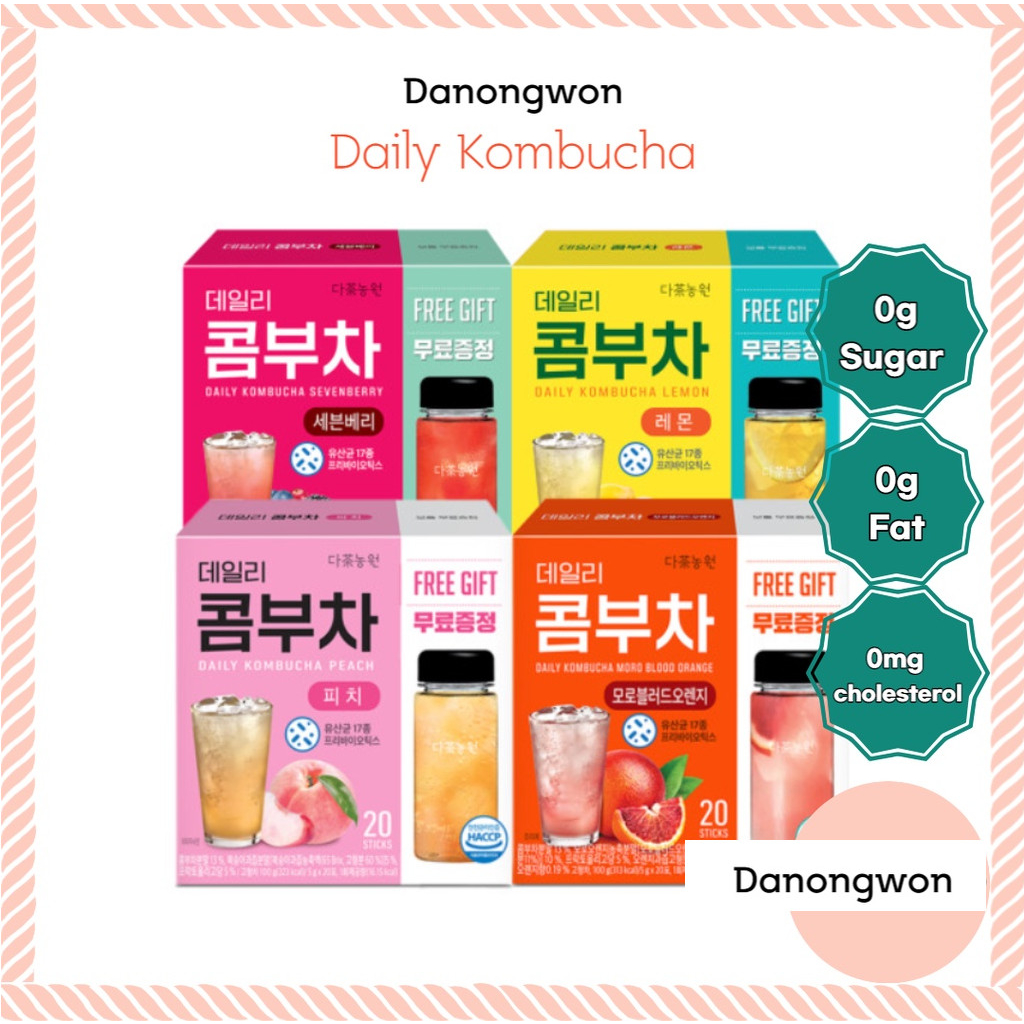 TRÀ KOMBUCHA DAILY KOMBUCHA (5G X 20 GÓI) (HỘP) Hàng công ty nhập khẩu ...