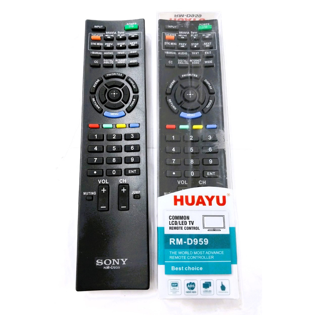 Điều khiển remote tivi SONY RM-D959 LCD/LED hộp | Shopee Việt Nam