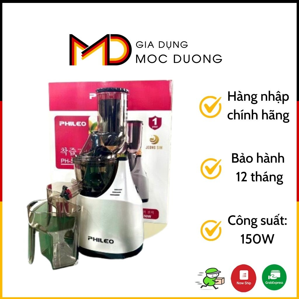 Máy ép chậm Phileo PH-366 công suất 150W nội địa Hàn [Chính hãng ...