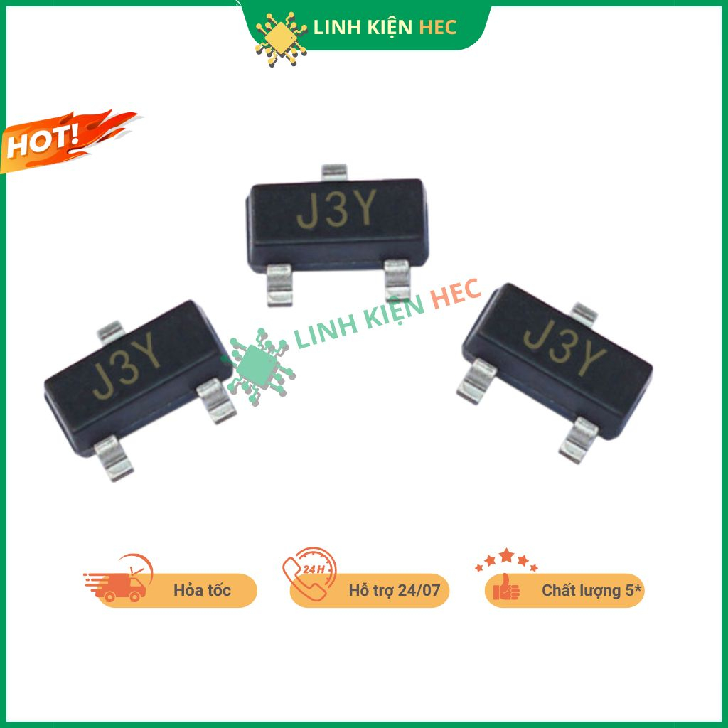 Transistor S8050 SMD J3Y 40V 0.5A chân dán linh kiện hec | Shopee Việt Nam