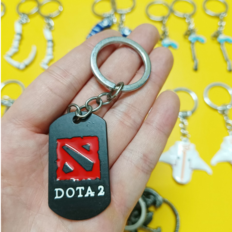 Móc Khóa DOTA2 Item Juggernaut Jugger, Logo dota2, pudg mặt nạ mô hình ...
