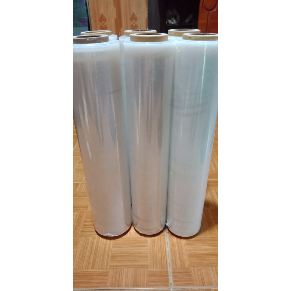 Cuộn màng chit 2kg khổ rộng 25cm,50cm, màng chít, màng PE, màng co quấn hàng hóa, quấn giảm béo ...