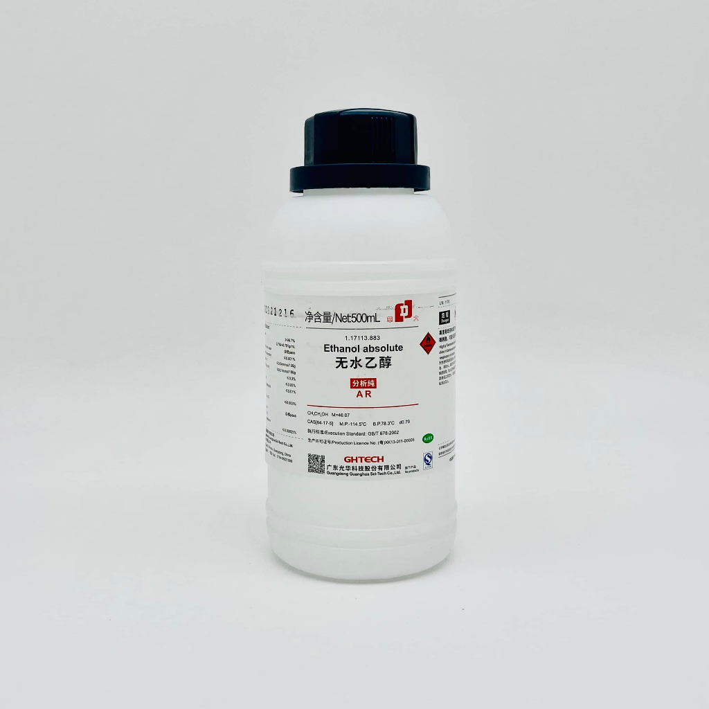 Hóa chất Ethanol absolute >99.7% (Chai 500ML/2.5L, JHD_GHTECH, AR, Cas 64-17-5) | Shopee Việt Nam