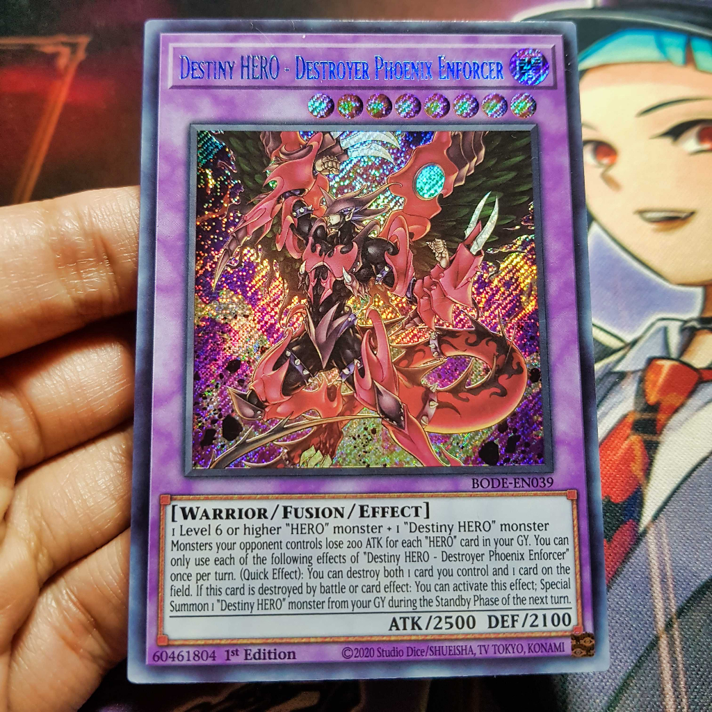 Thẻ bài Yugioh chính hãng | Destiny HERO - Destroyer Phoenix Enforcer ...