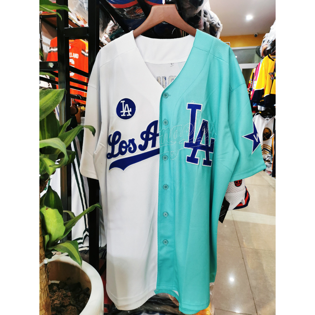 Áo bóng chày Mlb la dodgers jersey hiphop kpop Thun ba lỗ unisex nam nữ big over size thể thao ...