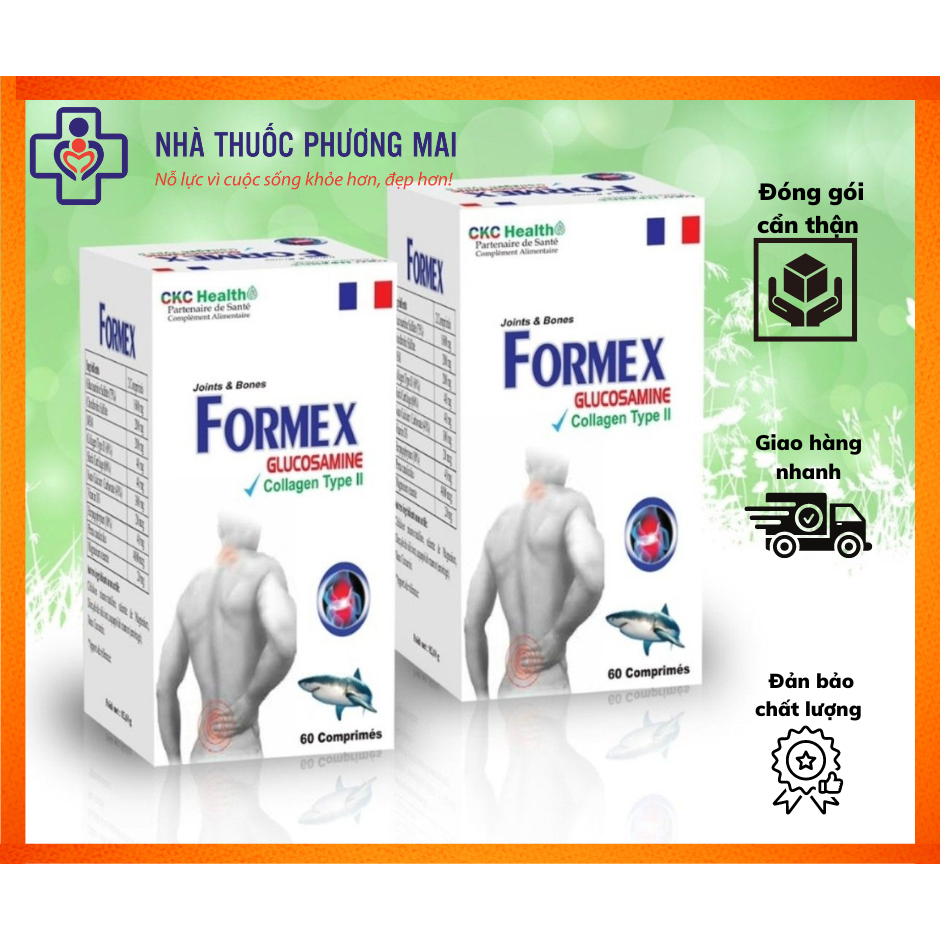 [Hàng chính hãng Anh] Formex Glucosamine - Viên uống làm chậm quá trình ...