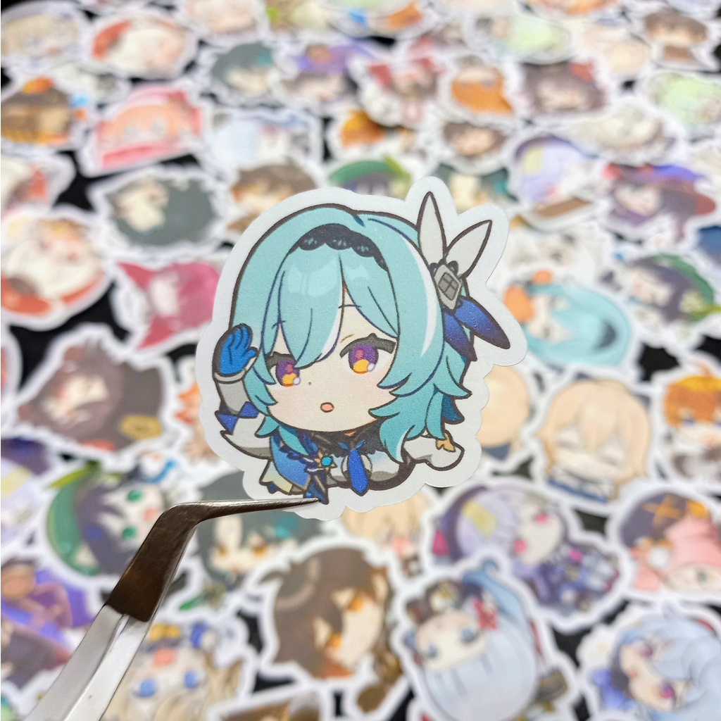 [Genshin Impact] Bộ sticker game Genshin Impact size 4 cm (Ảnh thật tự ...