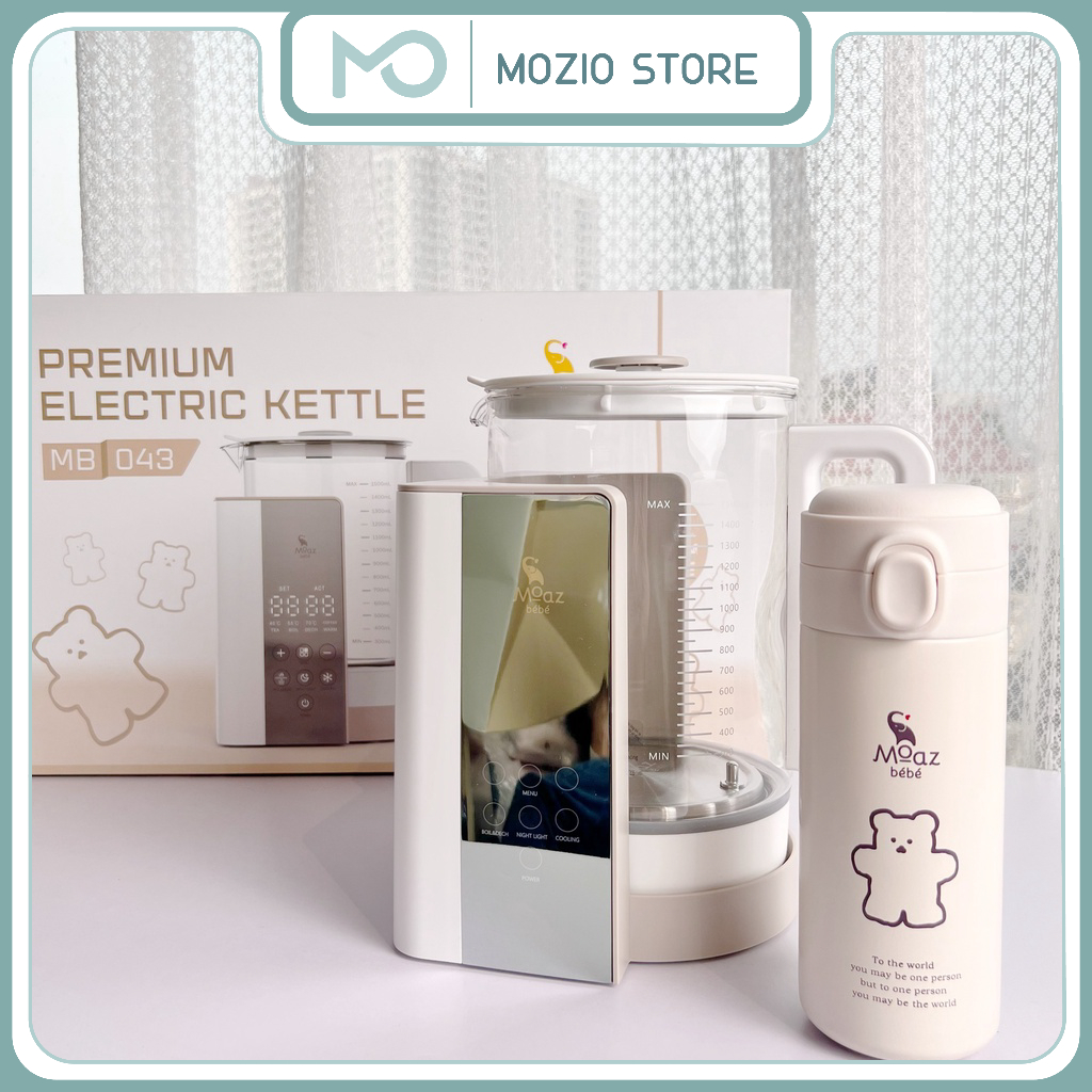 Bình Đun Nước Pha Sữa Moaz Bébé MB – 043 Cao Cấp Với Thiết Kế Cảm Ứng ...