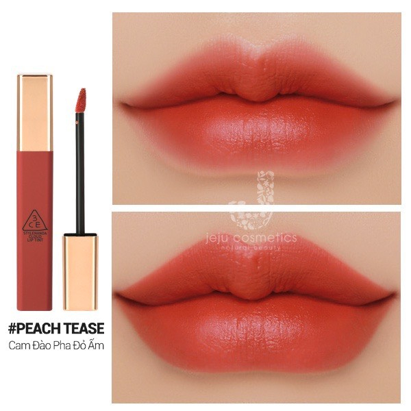 [5 Màu Mới] Son Kem 3CE Velvet Lip Tint Bitter Hour/3CE WATER TINT ...