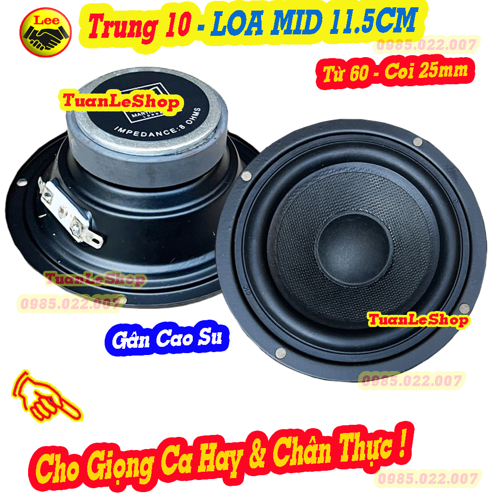 LOA TRUNG KÍN 10 – LOA MID 10, TOÀN VÀNH 11.5CM MA TIN – GIÁ 1 CHIẾC LOA MID 11CM | Shopee Việt Nam