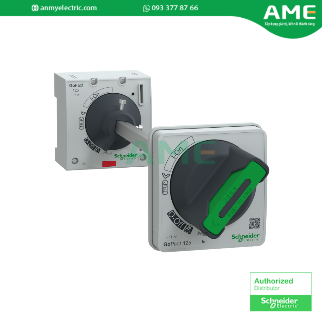 Tay nắm xoay kéo dài GoPact MCCB 125/200/250/400/800 Scheider Electric ...