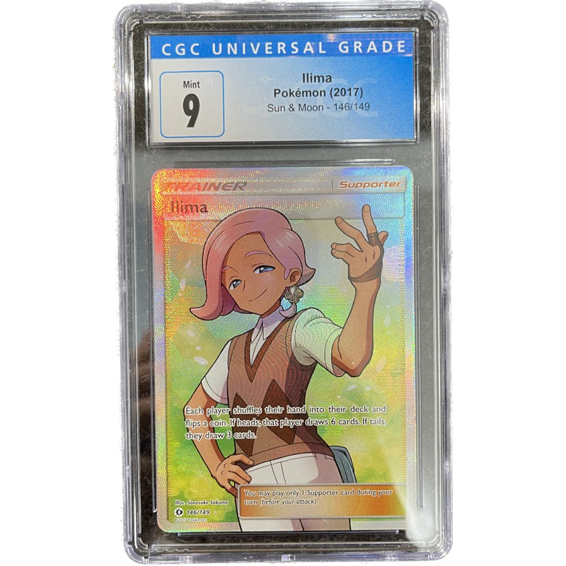 [Ramen02] Thẻ Pokémon Trainer Ilima SR - CGC 9 - Sun & Moon - 146/149 ...