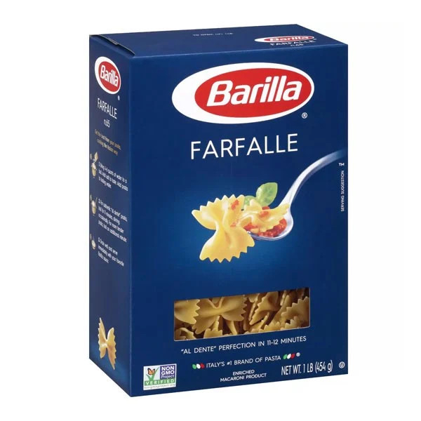 Nui Ý Hình Nơ Barilla 500gr Nhập Khẩu Ý/ Nui Nơ Ý Barilla Fusilli ...
