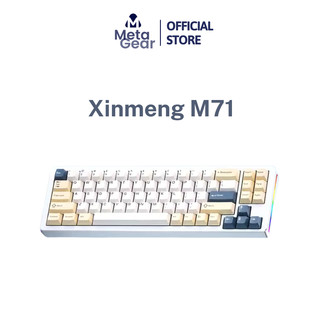 Bàn phím Xinmeng M71 | Nhôm CNC | 3 Mode | LED NỀN + VIỀN RGB | Hotswap ...