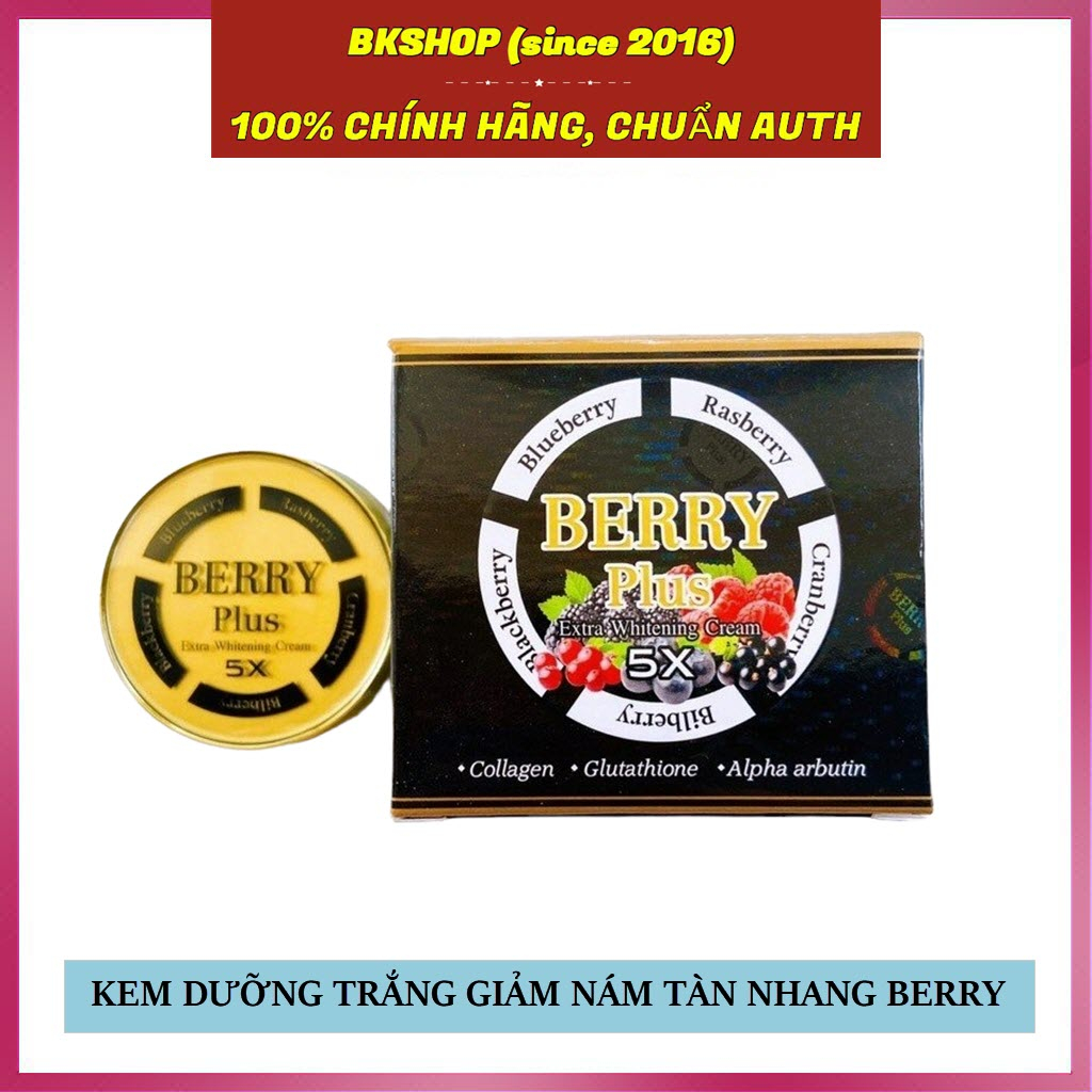 [Chuẩn Thái - Kèm Bill] Kem 4k Berry Plus 5x Giảm nám tàn nhang trắng ...