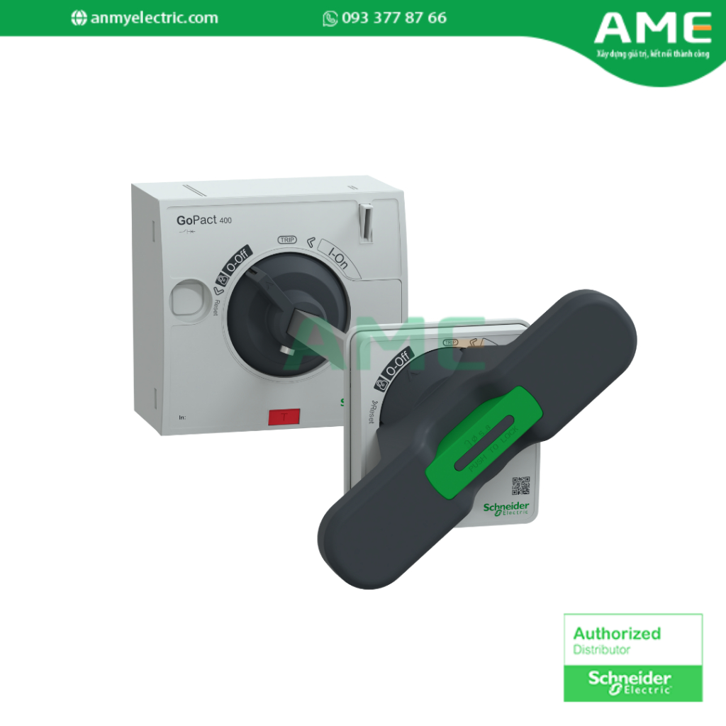 Tay nắm xoay kéo dài GoPact MCCB 125/200/250/400/800 Scheider Electric ...