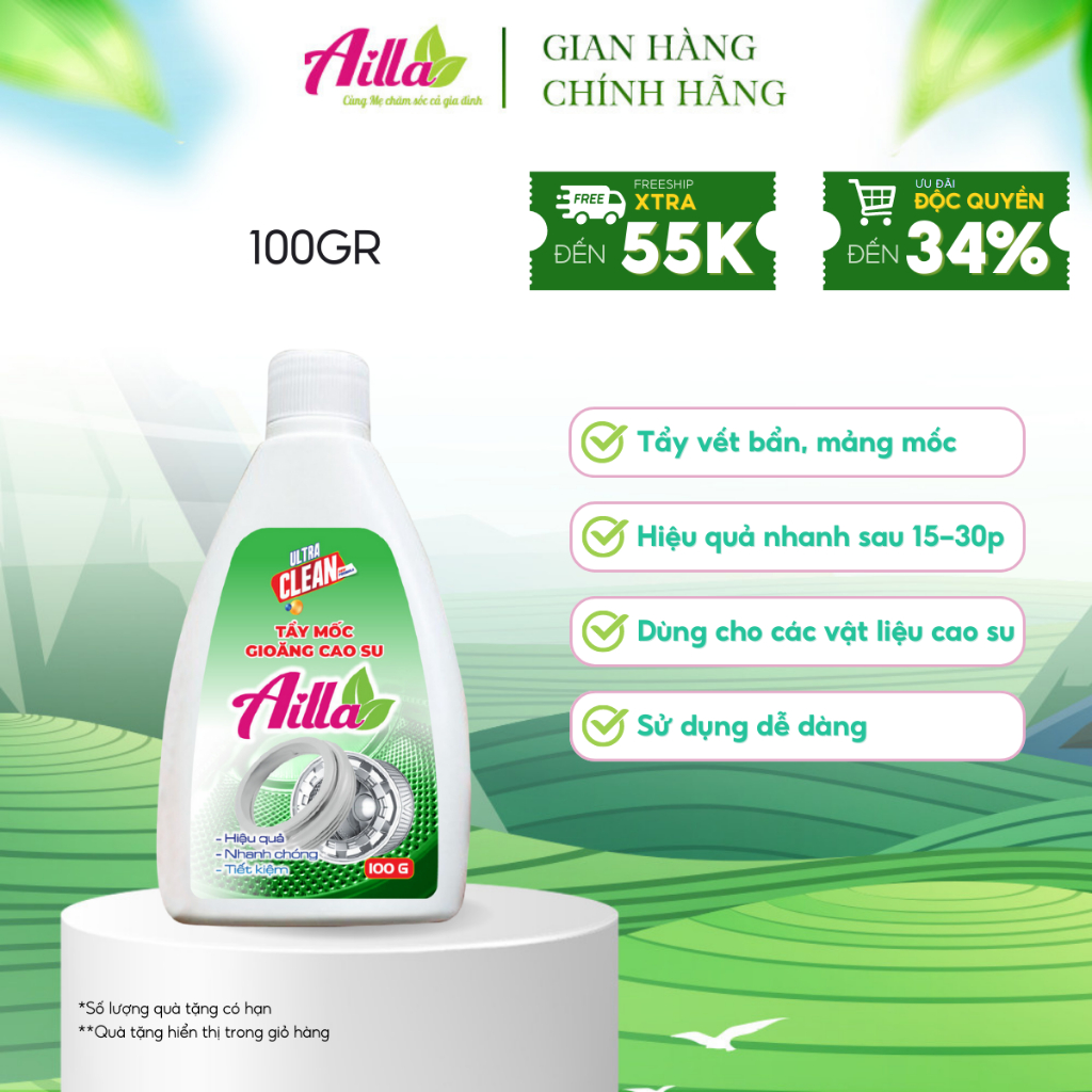 [HOT] Chai Tẩy Mốc Gioăng Cao Su Ailla Chuyên Dùng Tẩy Sạch Các Mảng ...