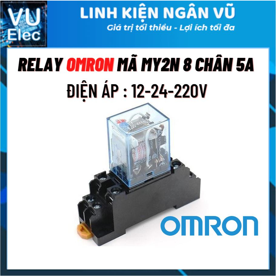 Relay omron 12V 14 chân 5A, Rơ le trung gian, relay 12V 14 chân ...