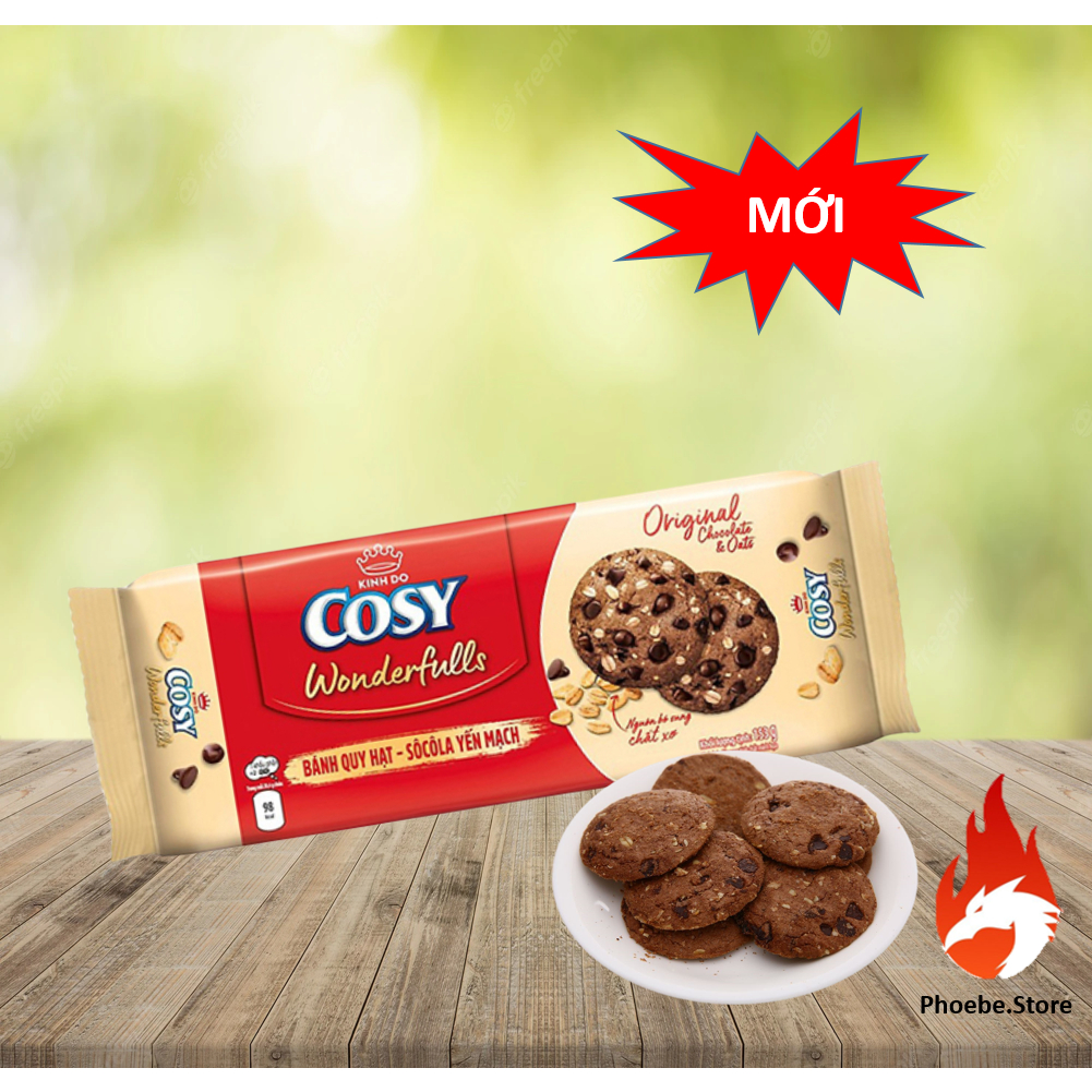 Bánh quy hạt socola yến mạch Cosy Original gói 153g | Shopee Việt Nam